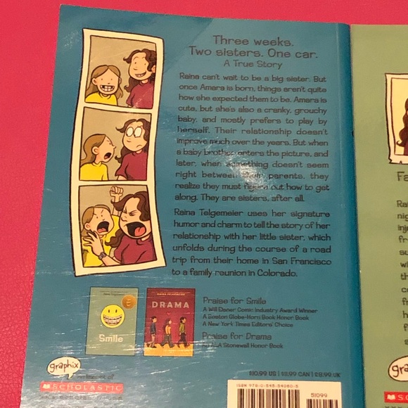 Scholastic | Other | Raina Telgemeier Sisters Smile Book Bundle | Poshmark